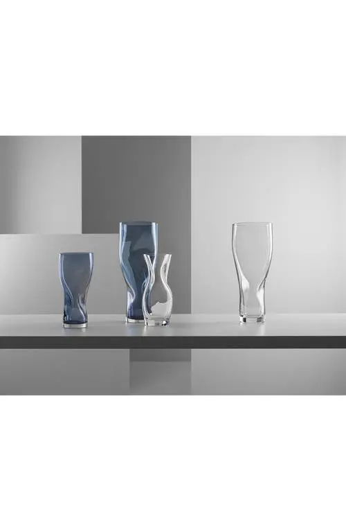 ORREFORS Squeeze Tall Vase - Blue