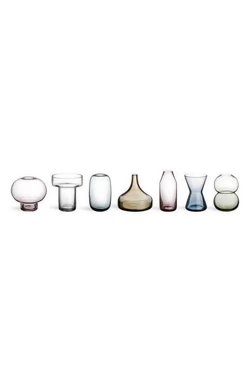 ORREFORS Midsummer Set Of 7 Mini Vases