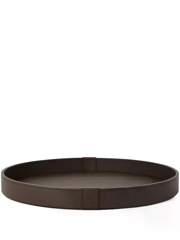 Brunello Cucinelli Logo-debossed Tray - Brown