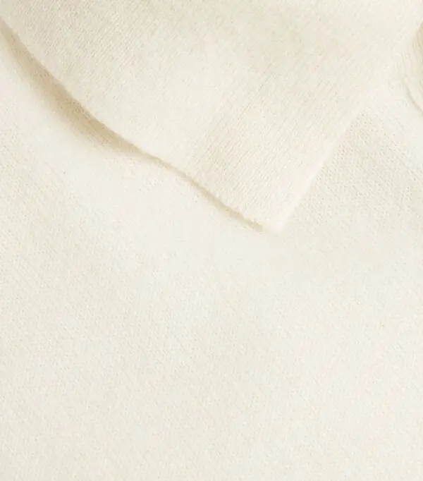 Harrods Cashmere Polo Shirt - Ivory
