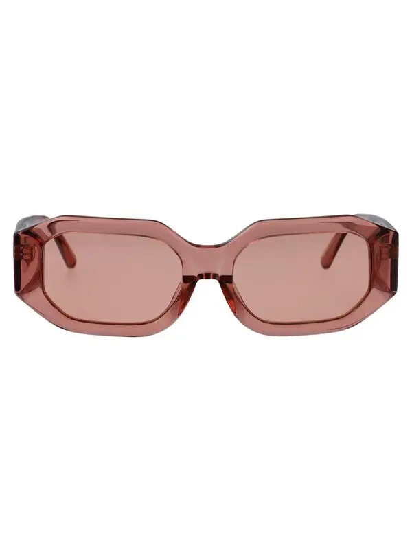 Attico Blake Sunglasses - Peach/silver/peach