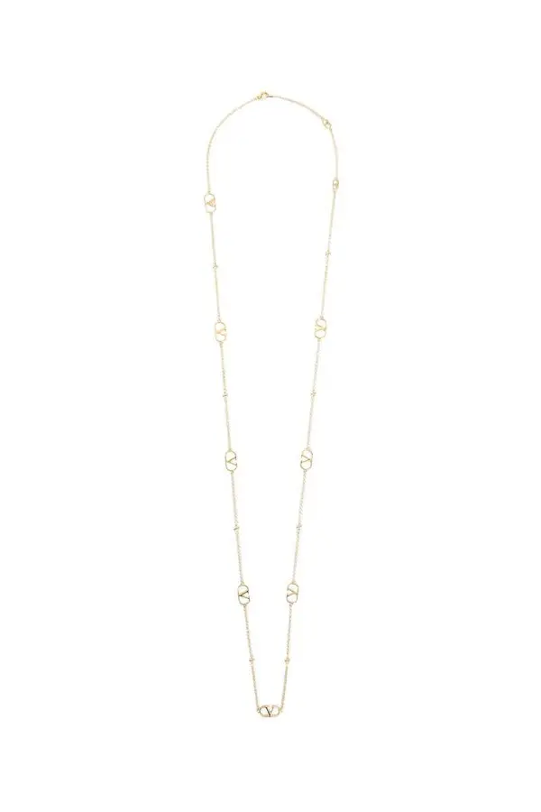 Valentino Garavani Vlogo Signature Necklace - Gold