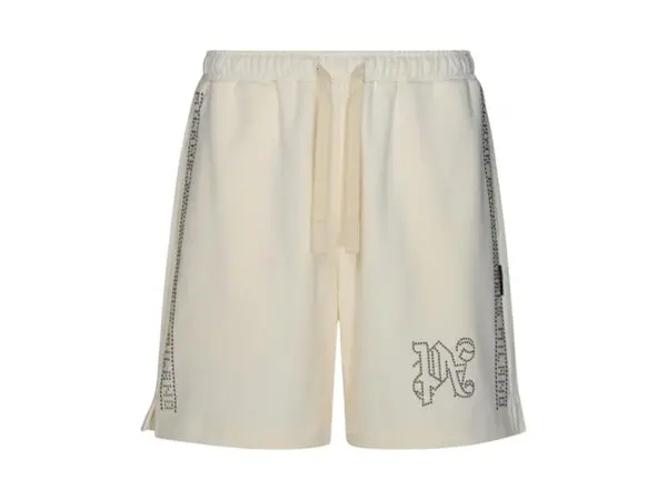 Palm Angels Monogram Stud Sweatshorts