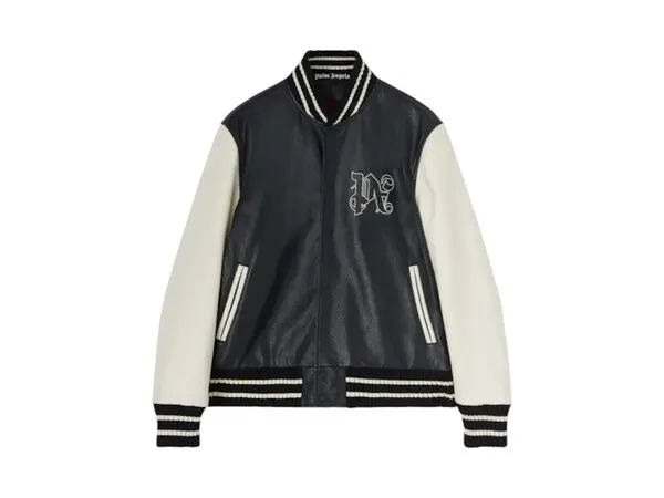 Palm Angels Pa Monogram Classic Varsity Jacket