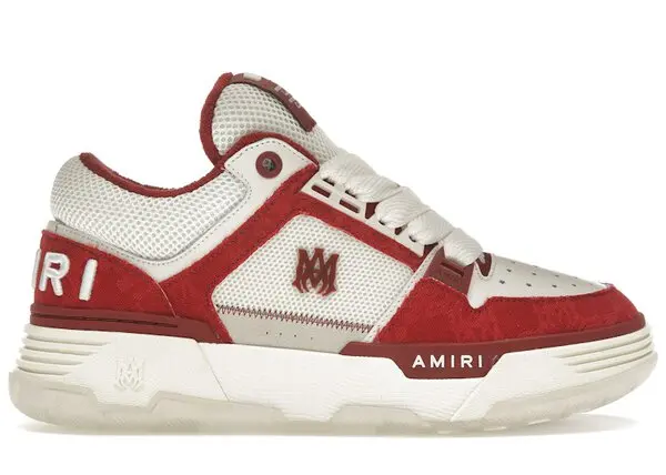 Amiri Ma1 Quad Monogram Sneakers - Deep Red