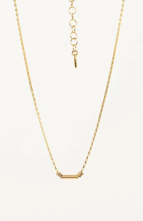 GWEN BELOTI Geo Charm Necklace - Gold