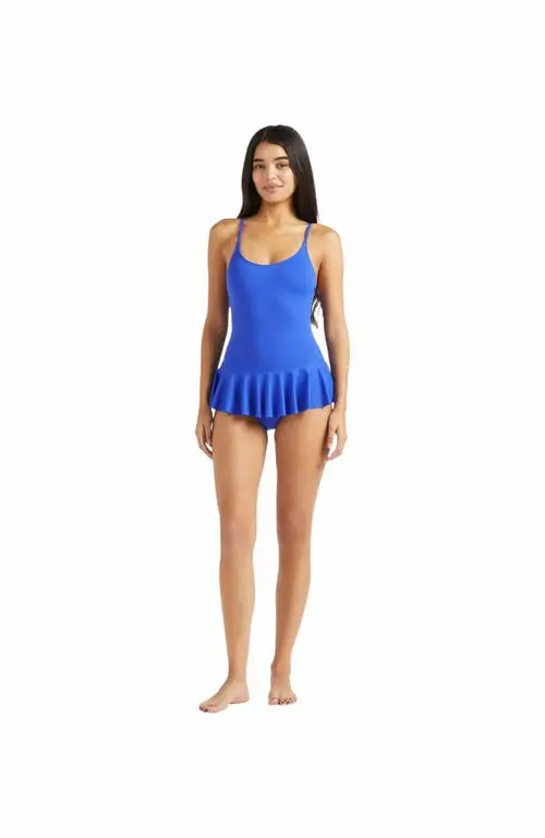 Vilebrequin Solid One-piece Swimsuit With Ruffle Skirt - Marrakech