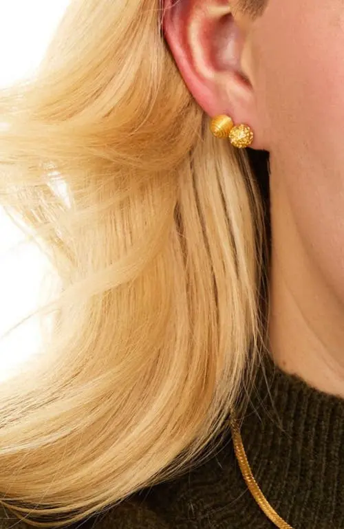 GWEN BELOTI Xo Ball Stud Earrings