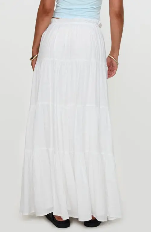 Princess Polly Mya Tiered Maxi Skirt