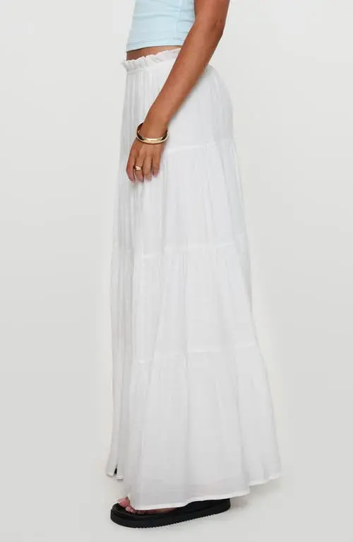 Princess Polly Mya Tiered Maxi Skirt
