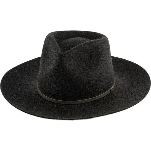 Gigi Pip Rowan Fedora - Mixed Charcoal