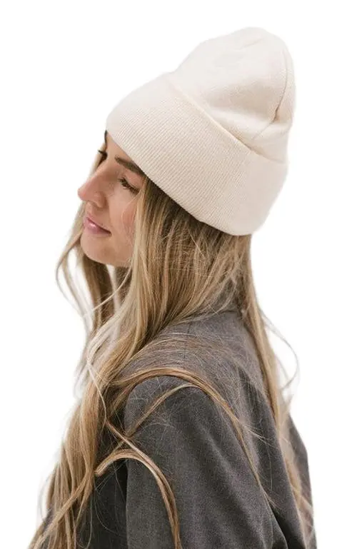 Gigi Pip Shay Knit Beanie - Cream