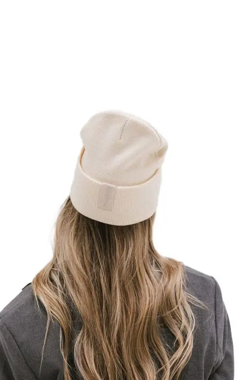 Gigi Pip Shay Knit Beanie - Cream