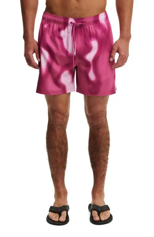 COTTON ON Stretch Swim Short - Pink Plasma Blur