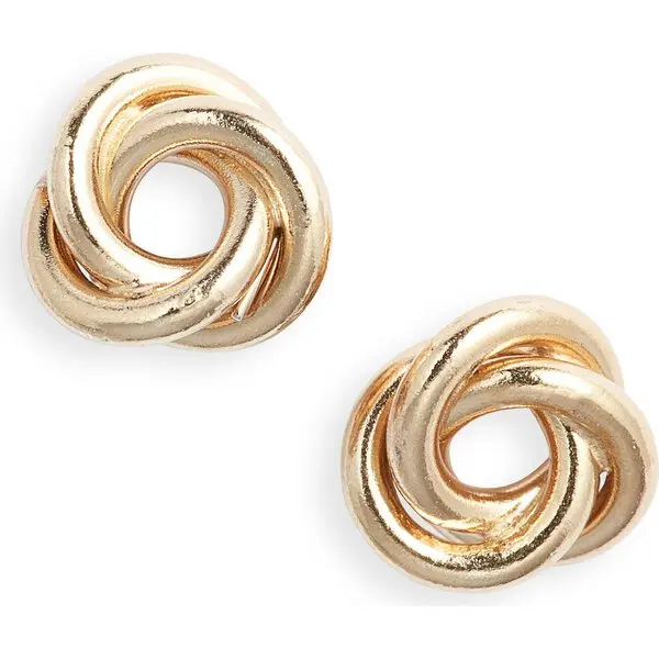 NASHELLE Knot Stud Earrings - Gold Fill