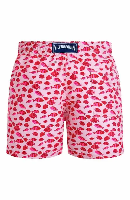 Vilebrequin Printed Swim Trunks - Pivoine