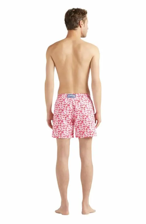 Vilebrequin Printed Swim Trunks - Pivoine