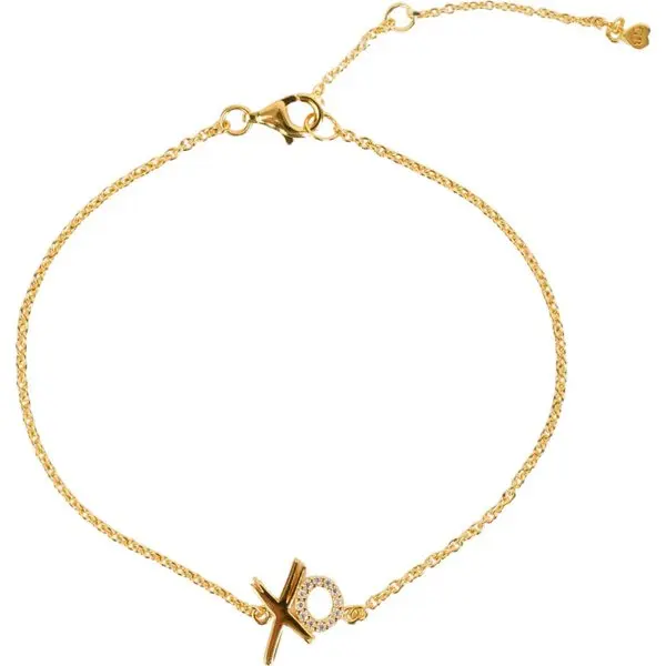 GWEN BELOTI Xo Charm Bracelet - Gold