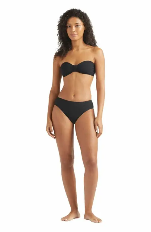 Vilebrequin Solid Midi Brief Bikini Bottom - Noir