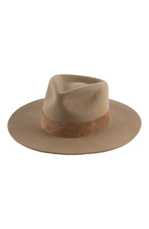Gigi Pip Miller Fedora Hat - Brown