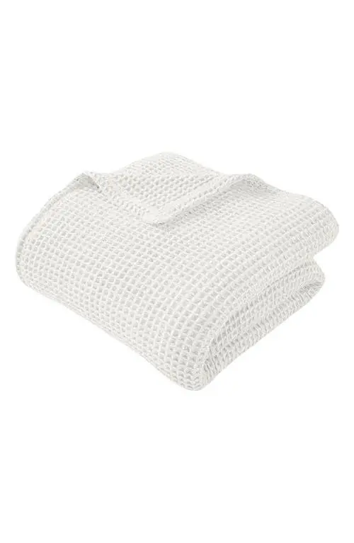ETTITUDE Blissful Waffle Throw Blanket - Cloud