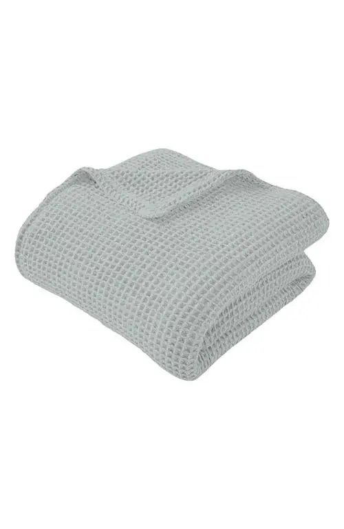 ETTITUDE Blissful Waffle Throw Blanket - Sage