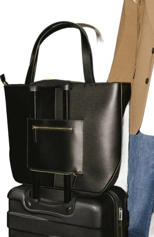 Gigi Pip Hayes Hat Carrying Tote - Black