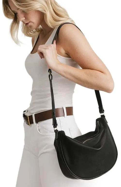 Gigi Pip Drew Genuine Leather Slouchy Bag