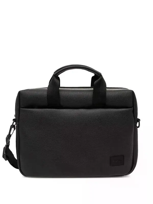 Buy Hugo Boss Logo Laptop Bag Black At 5% Off Editorialist - Main Image