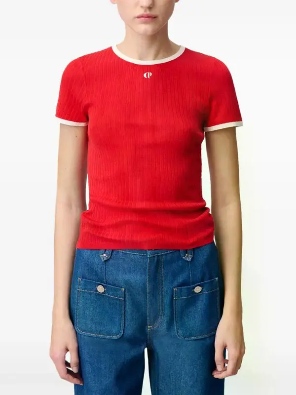 Claudie Pierlot Fine-knit T-shirt