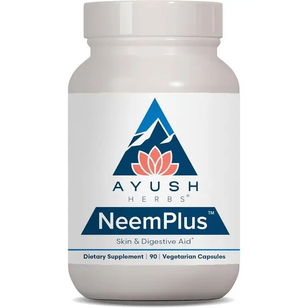 AYUSH HERBS Neem Plus 90 Capsules - One-color