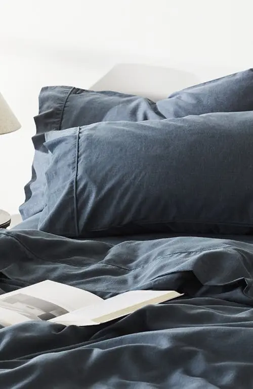ETTITUDE Softened Lyocell & Hemp Pillowcase Set
