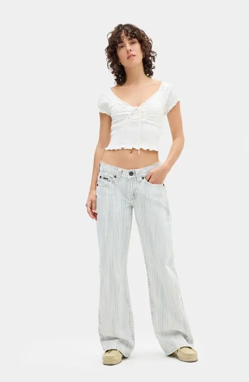 BDG URBAN OUTFITTERS Kayla Stripe Wide-leg Jeans