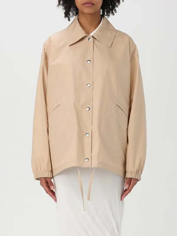 JIL SANDER Jacket With Logo Detail - Beige