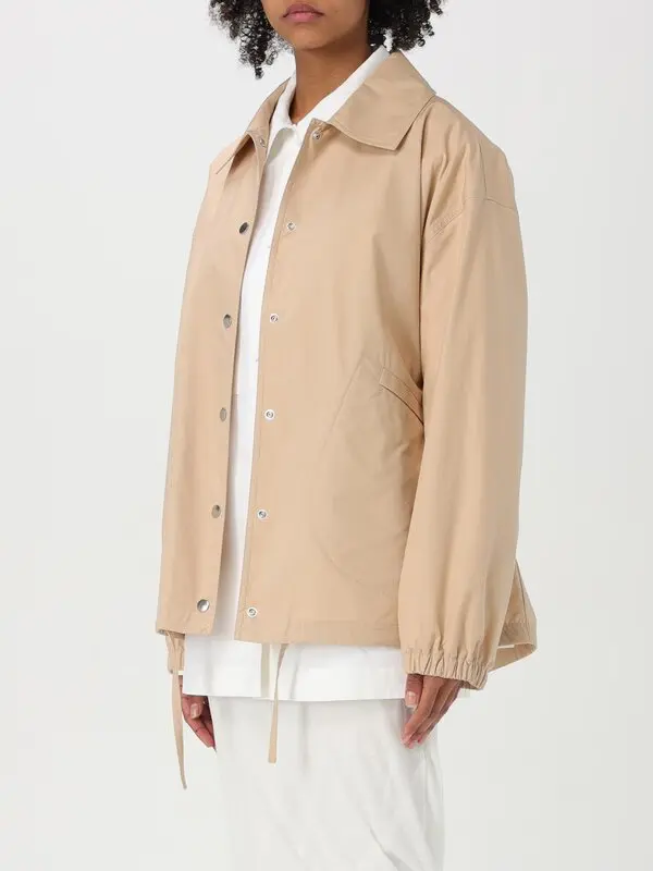 JIL SANDER Jacket With Logo Detail - Beige