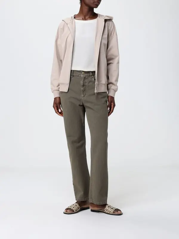 Brunello Cucinelli Full Zip Hoodie - Beige
