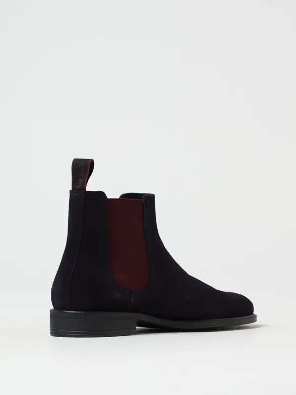 Paul Smith Suede Chelsea Boots - Blue
