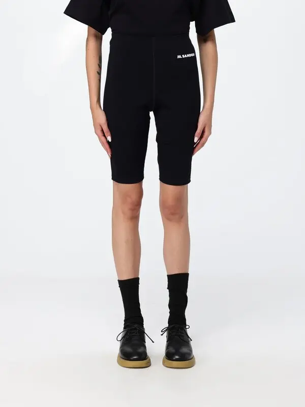 JIL SANDER Biker Shorts - Black