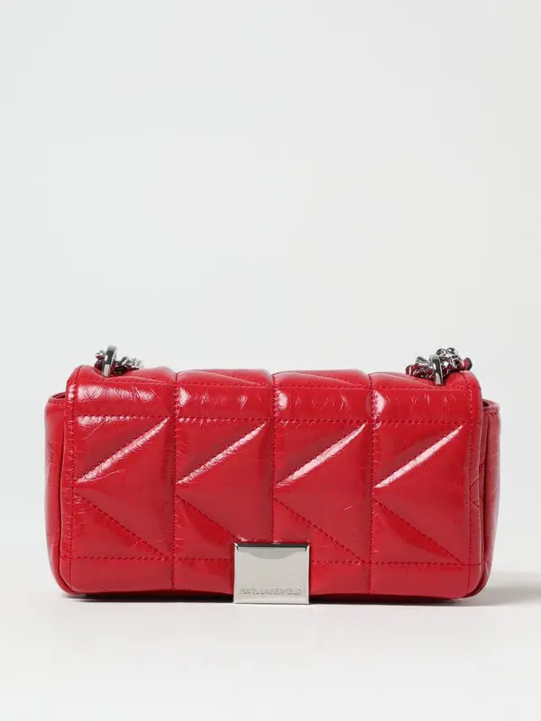 Karl Lagerfeld Quilted Mini Bag - Red