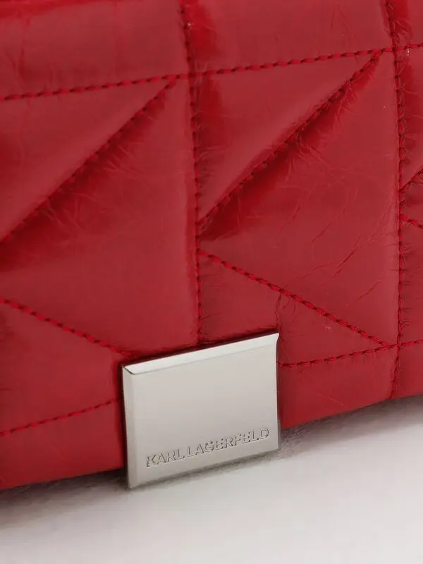 Karl Lagerfeld Quilted Mini Bag - Red