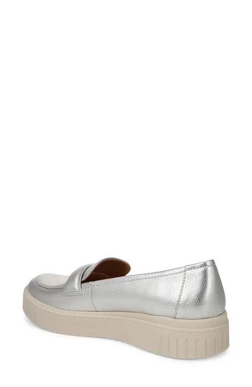 LIFESTRIDE Geneva Platform Sneakers - Silver