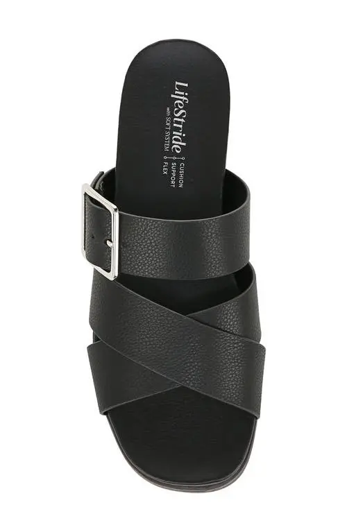 LIFESTRIDE Getaway Platform Slide Sandal