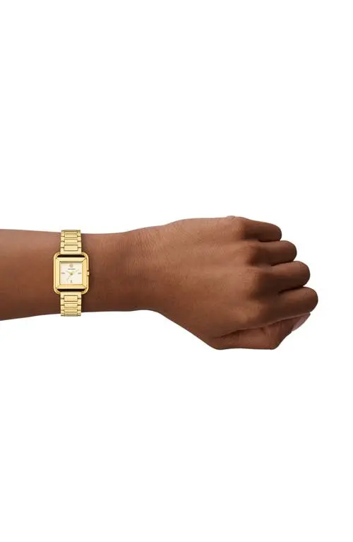 Tory Burch Kira Square Bracelet Watch - Gold