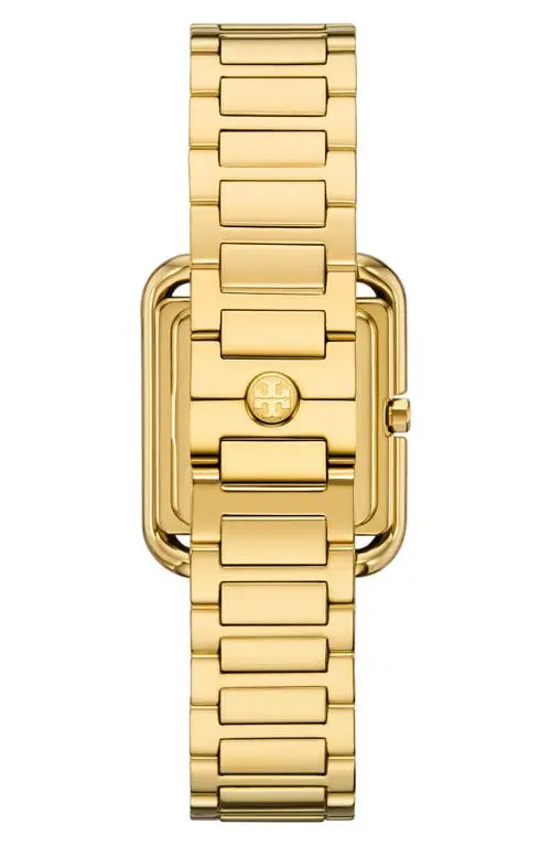 Tory Burch Kira Square Bracelet Watch - Gold
