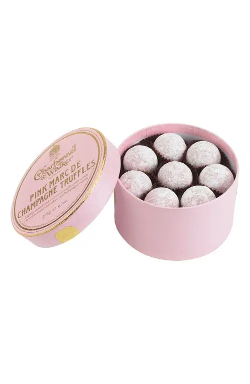 CHARBONNEL ET WALKER Pink Marc De Champagne Truffles - None