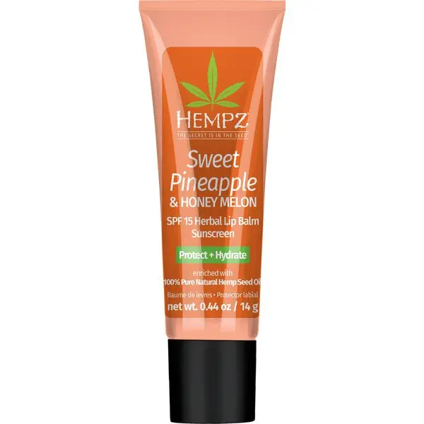 HEMPZ Sweet Pineapple & Honey Melon Herbal Lip Balm Sfp 15 - Sweet Pineapple Honey Melon