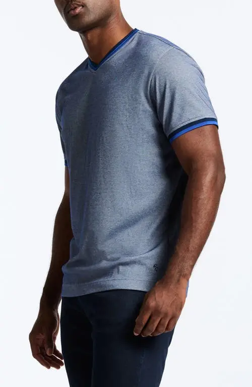 Robert Graham Tipped V-neck T-shirt