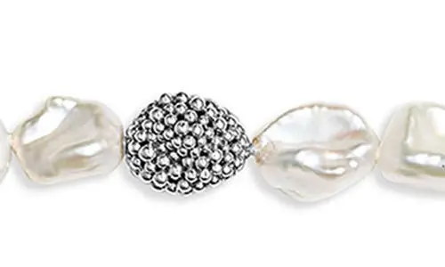 Lagos Luna Keshi Pearl Nugget Necklace