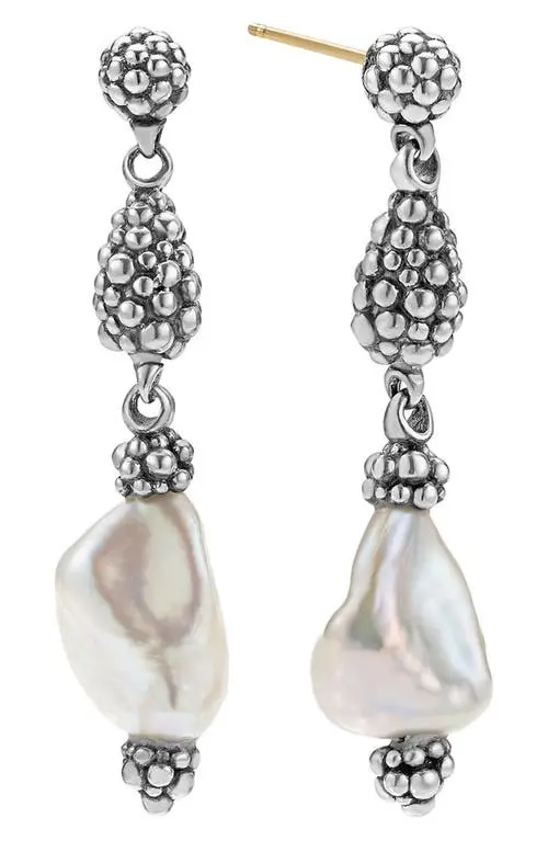 Lagos Luna Keshi Pearl Drop Earrings