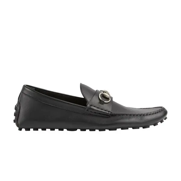 Gucci Horsebit Driver Loafers - Black